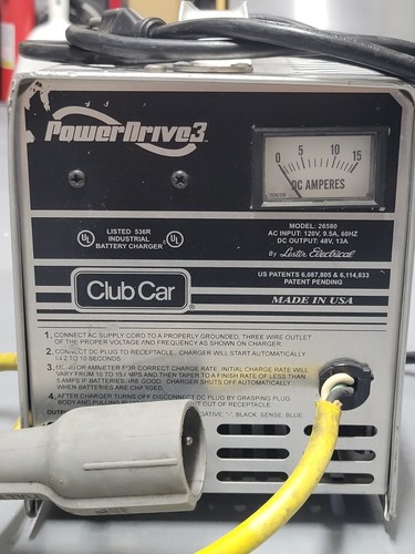 Club Car Power Drive 3 Model 26580 48 volt 13A Battery Charger USA ...