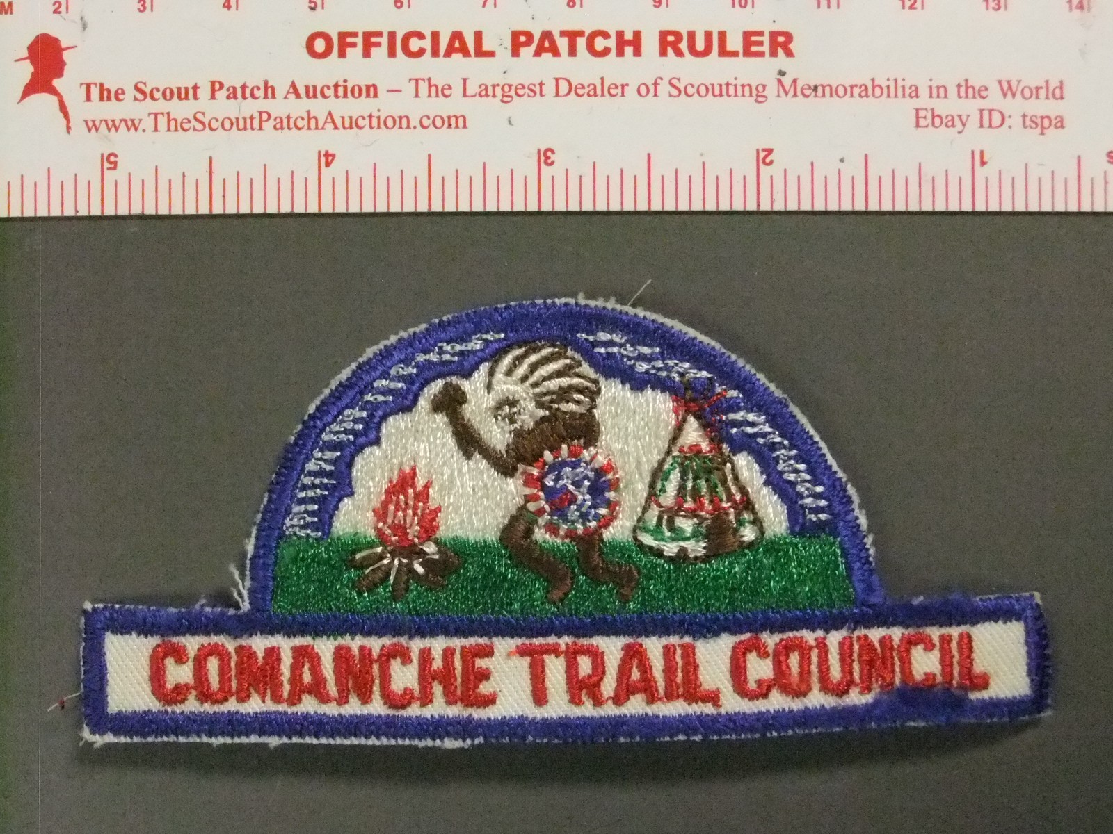 Boy Scout Comanche Trail Council Patch CP Hat Shape 1071PP | eBay