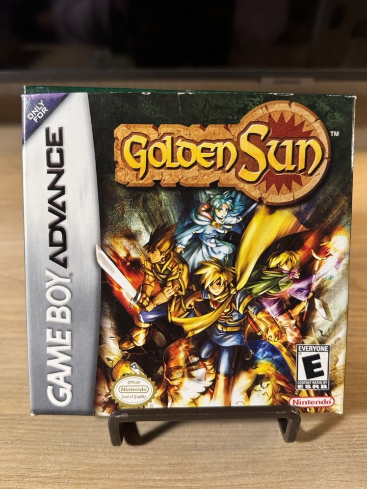 Golden Sun (Nintendo Game Boy Advance GBA) CIB w/Inserts Map TESTED | eBay