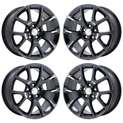 19" BUICK LACROSSE PVD BLACK CHROME WHEELS-C RIMS FACTORY OEM 4108 ...