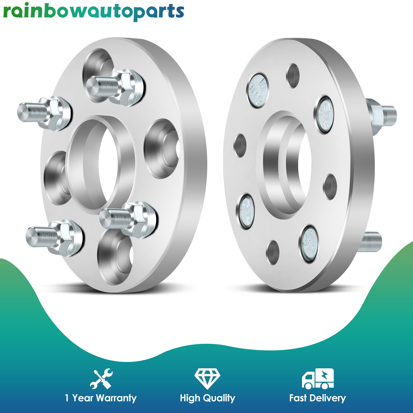 2PC 15mm Hubcentric Wheel Spacers 4x100 for Toyota Corolla Scion xB ...