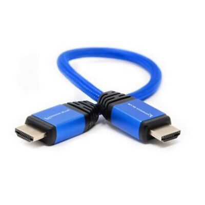 Kondor Blue HDMI14 HDMI-HDMI 14 " Thin Braided Cbl for on - Compatible ...