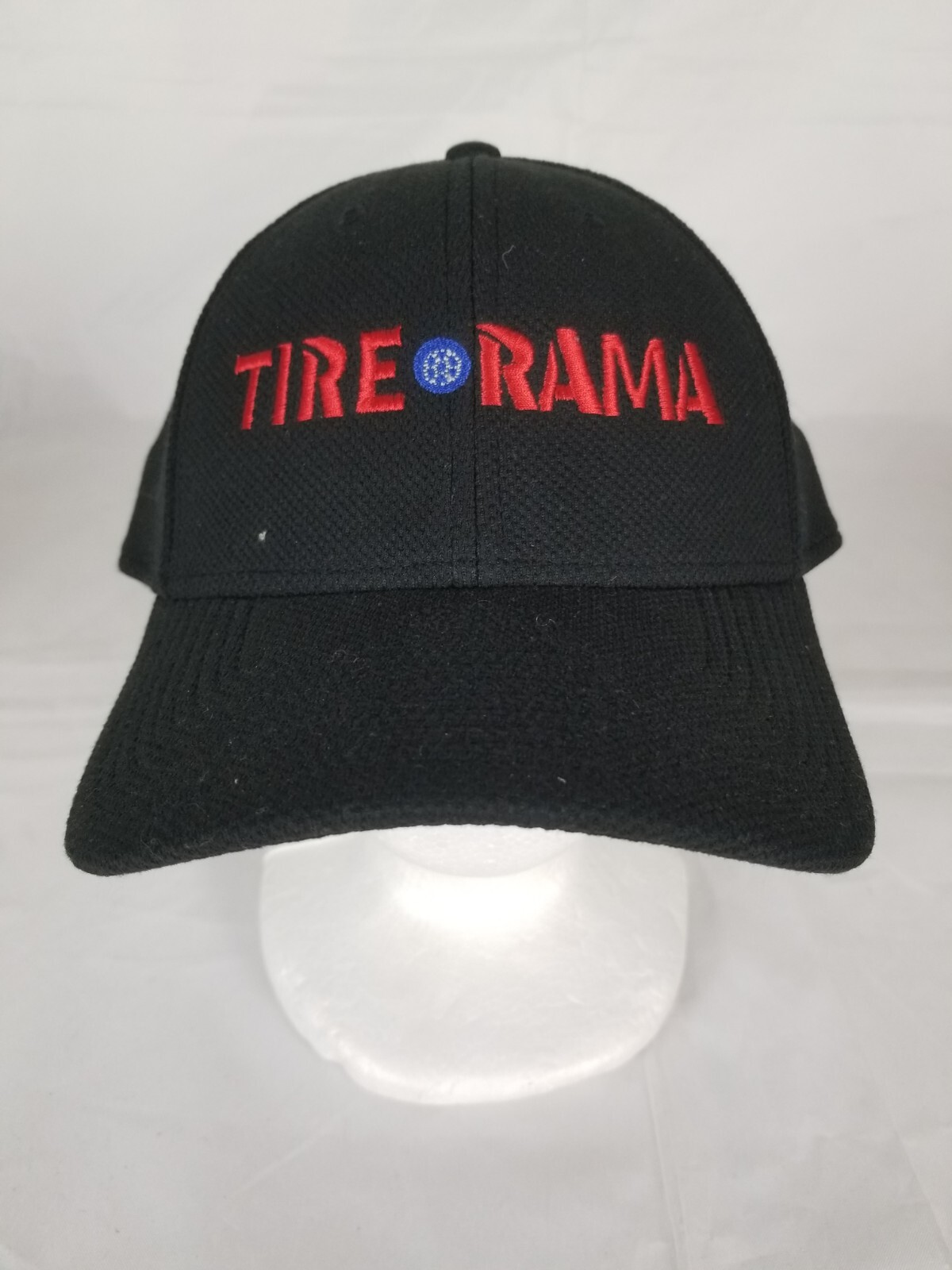 Tire Rama Mens Black Embroidery Logo New Era Stretch Cap Medium/ Large ...