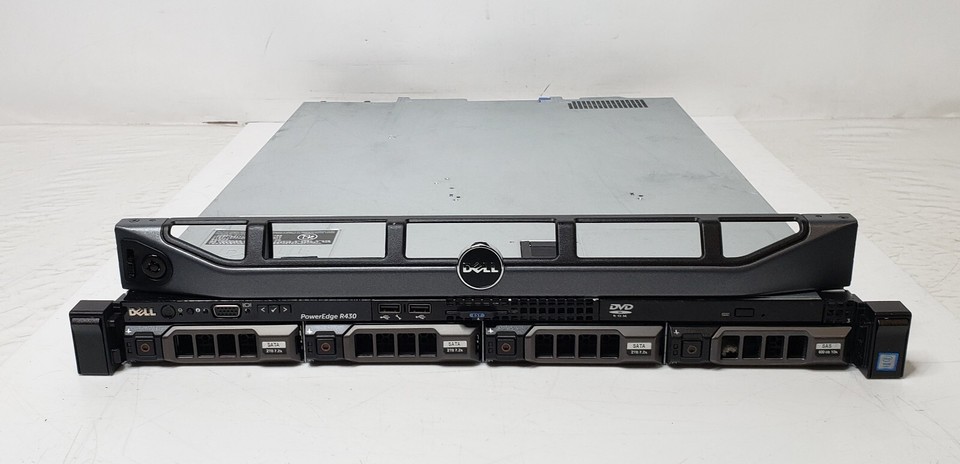 Dell EMC PowerEdge R430 Dual Xeon E5-2630 v4 @2.20GHz 128GB RAM No HDD ...