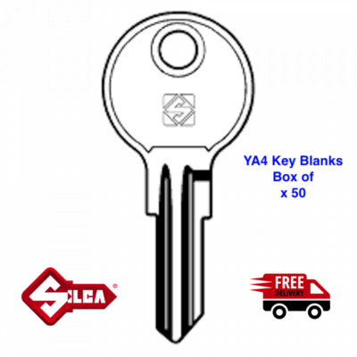 SILCA YA4 Keyblanks-Box Of Fifty- Suits Yale ,Key Blank-FREE POSTAGE | eBay