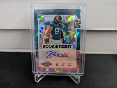 2021 Panini Contenders Optic Jay Tufele Cracked Ice Rookie Autograph ...