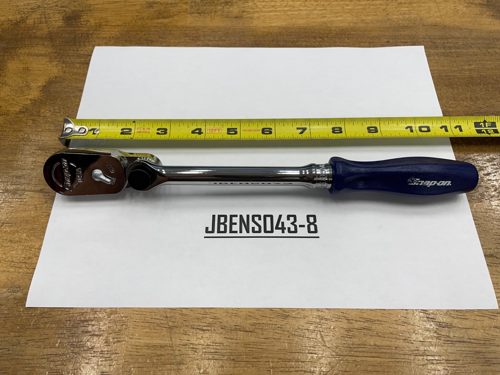 Snap-on Tools NEW DARK BLUE 3/8" Drive Hard Grip Multi-Position Ratchet ...