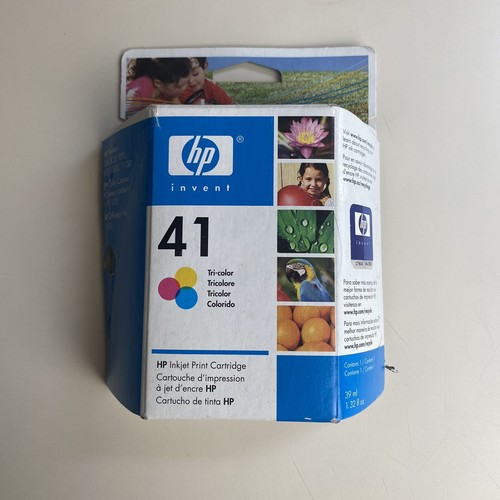 HP 41 TRI-COLOR InkJet Printer Ink Expired 2008 NEW IN BOX Sealed ...