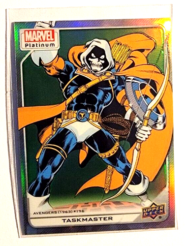 2022 Upper Deck Marvel Platinum Base Rainbow - Taskmaster #125 | eBay