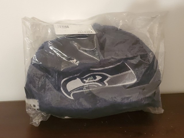Seattle Seahawks NFL Helmet Beanie Hat Winter Plush Forever ...