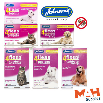 Cat Flea Treatment Flea Tablets for Dogs 4Fleas Cat Flea Tablets Dog ...