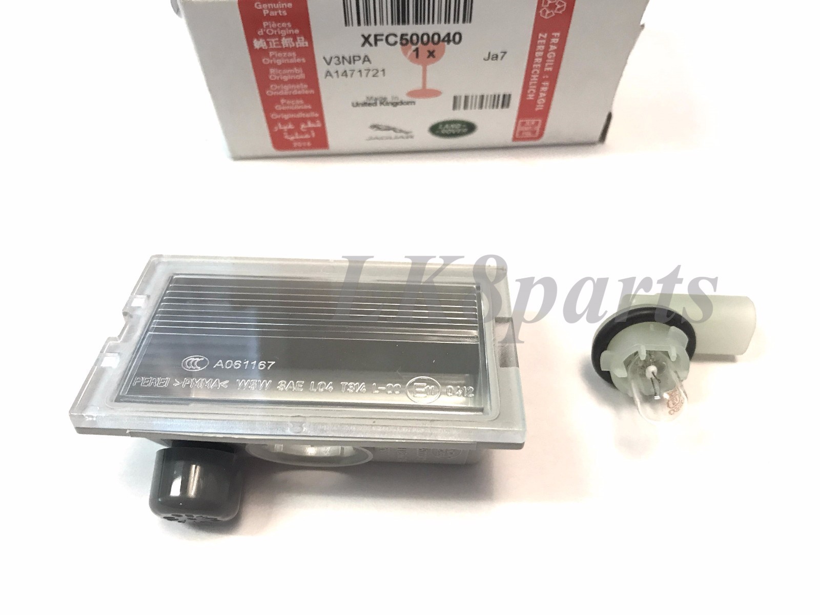 LAND ROVER RANGE ROVER SPORT 05-13 GENUINE LICENSE PLATE LAMP LIGHT ...
