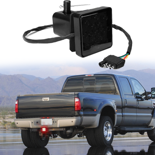 2" trailer hitch cover light stop tail light stop light 15 LED light | eBay