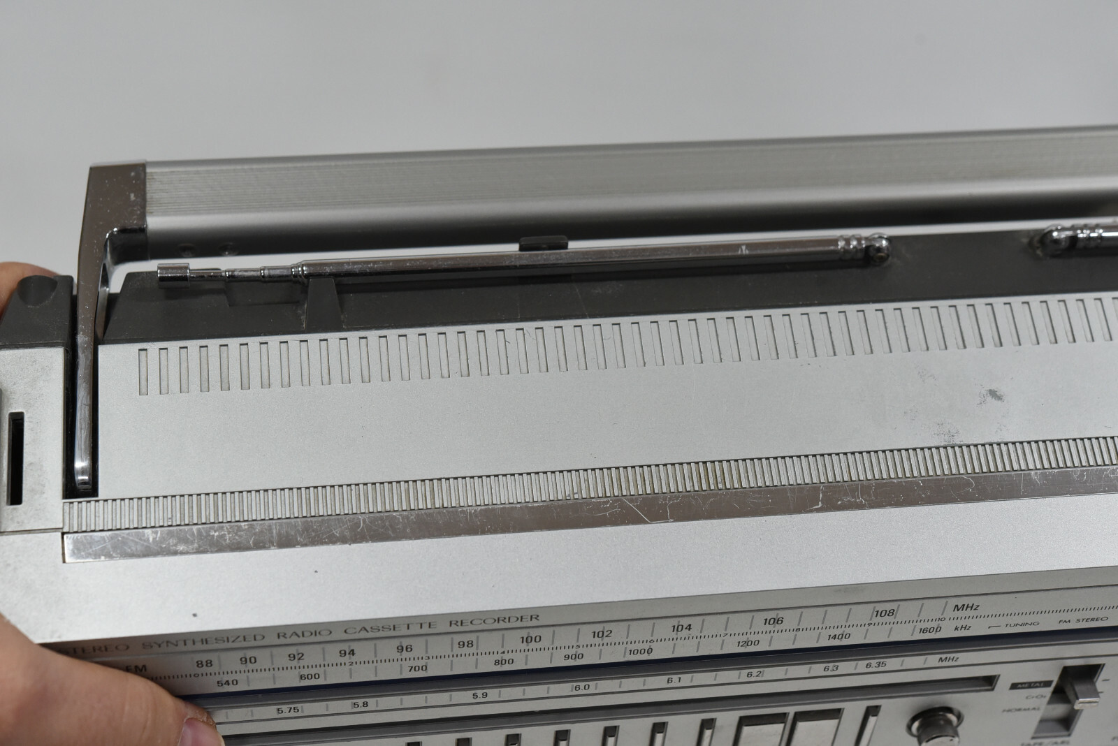 JVC RC-M80RH BOOMBOX GHETTOBLASTER Portable Stereo - Phone Input - RC ...