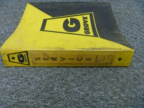 Grove AP400 AP415 Crane Shop Service Repair Manual 814021 | eBay