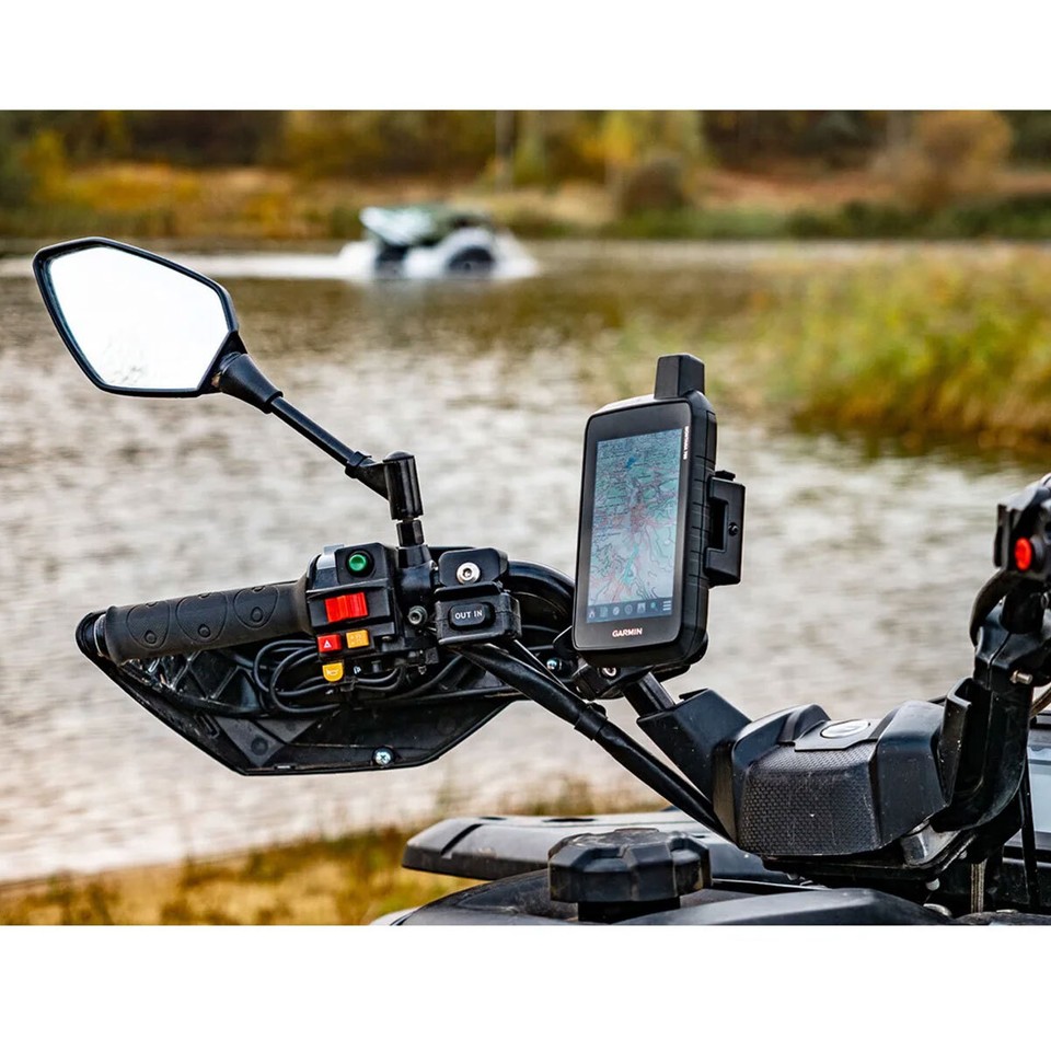 GARMIN Motorcycle/ATV Mount Kit and AMPS Rugged Mount with Audio/Power ...