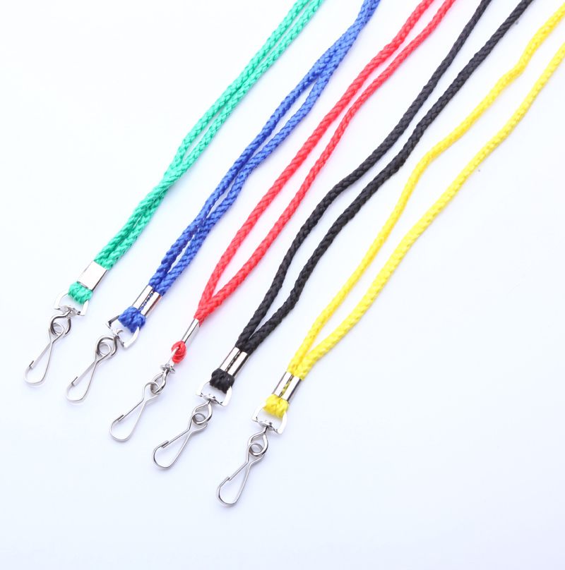 LOT of 100 or 50 NECK Round LANYARD ID BADGES Strap/Holder Black Blue ...