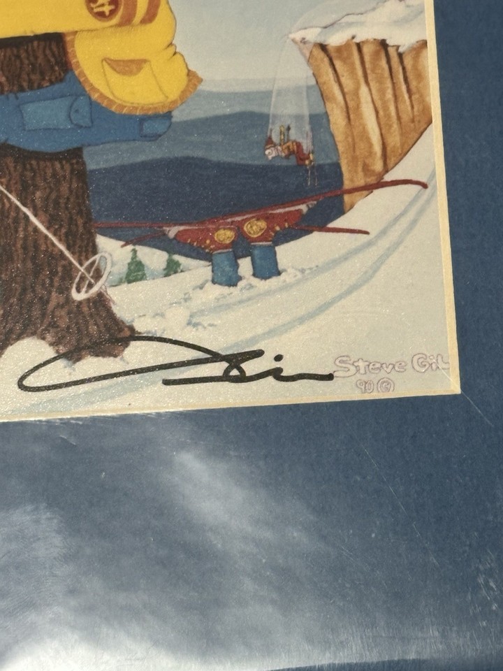 Steve Gil Bunny Hill cartoon print | eBay