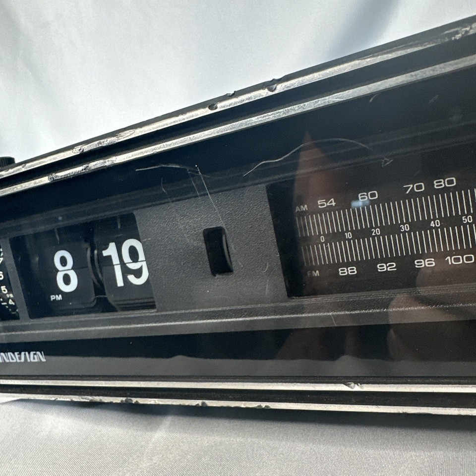 Vintage Soundesign - Flip Clock Radio # 3464 - Clock, Radio, Alarm All ...