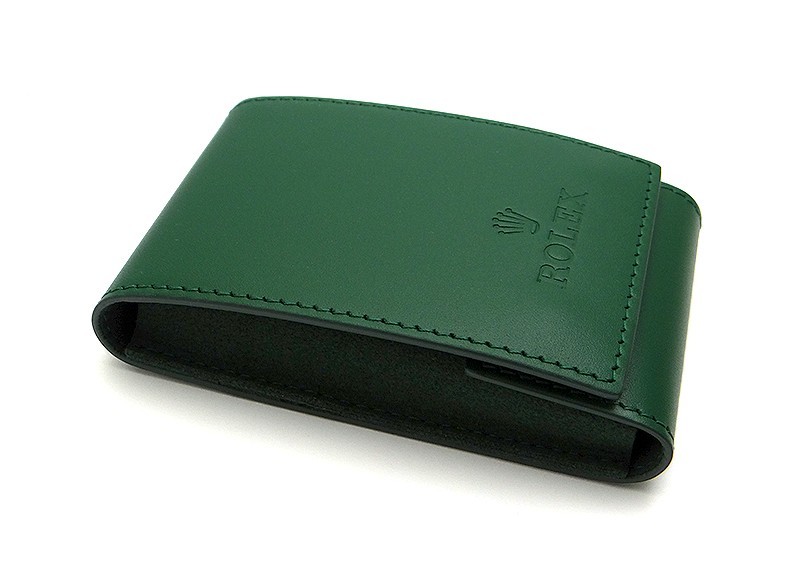 New Genuine Rolex Green Leather Travel Storage Protection Premium ...