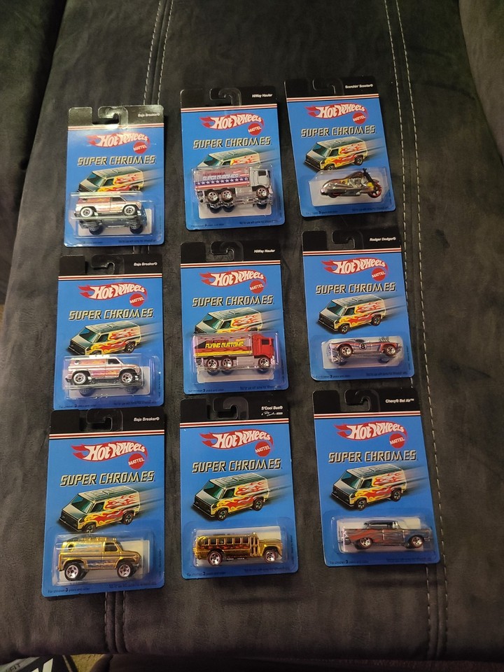 Hot Wheels Super Chromes Collection of 9 cars Target Exclusive | eBay