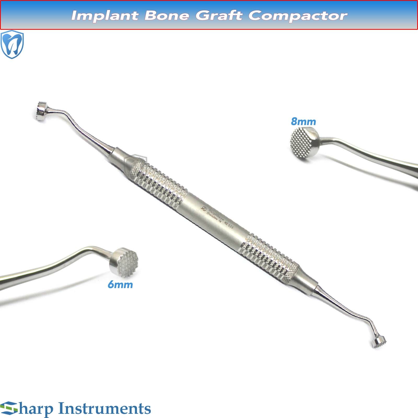 Implant Bone Graft Plugger, Packer, Compactor Bone Graft Syringe Dental ...