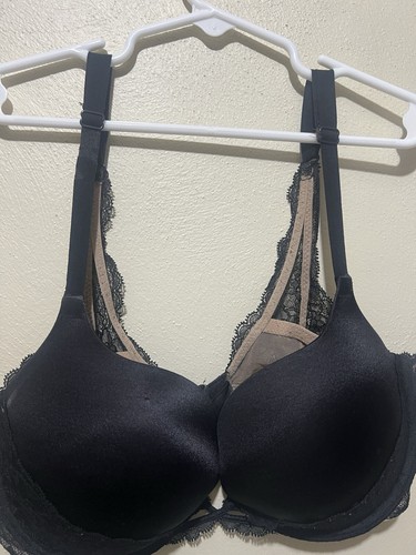 Victoria's Secret Women Bra 34D Black Very Sexy Padded Demi Lace ...