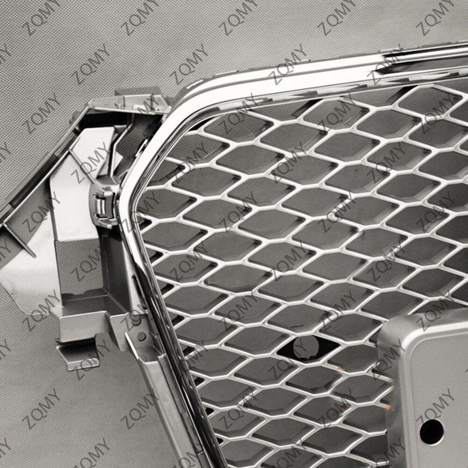 With/Logo For Audi A4/A4L/S4 2013 2014-2016 Car Front Bumper Grille ...