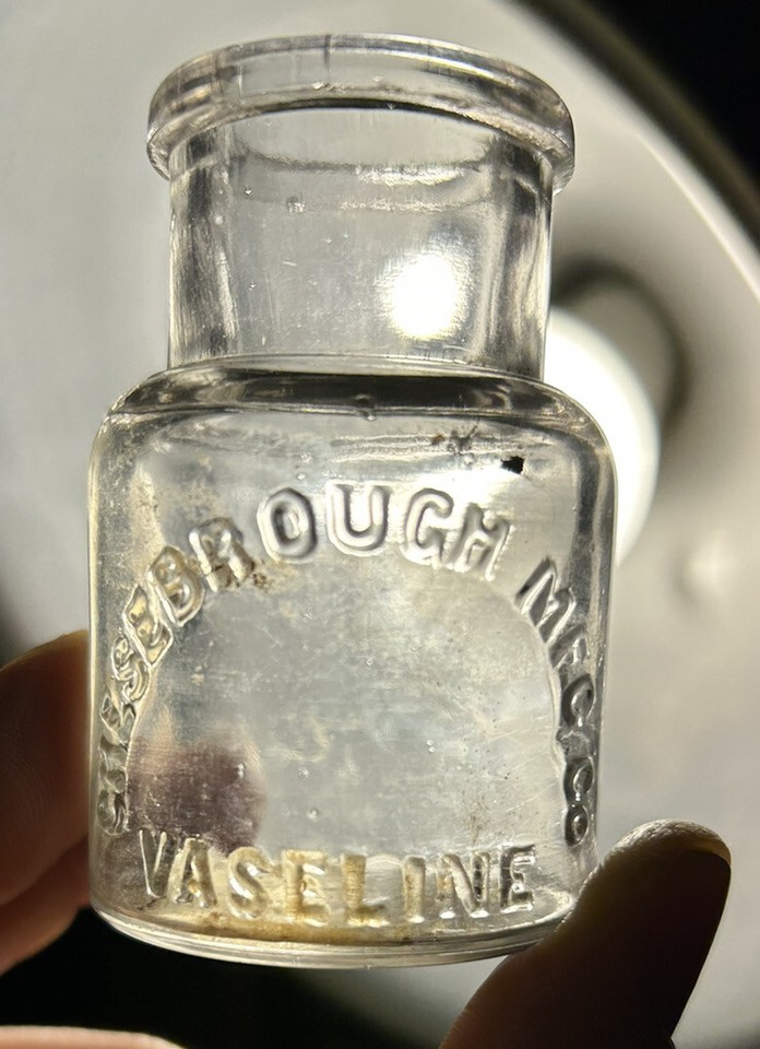 Vintage BOTTLE VASELINE CHESEBROUGH Mfg. Co. old MEDICINE Embossed ...