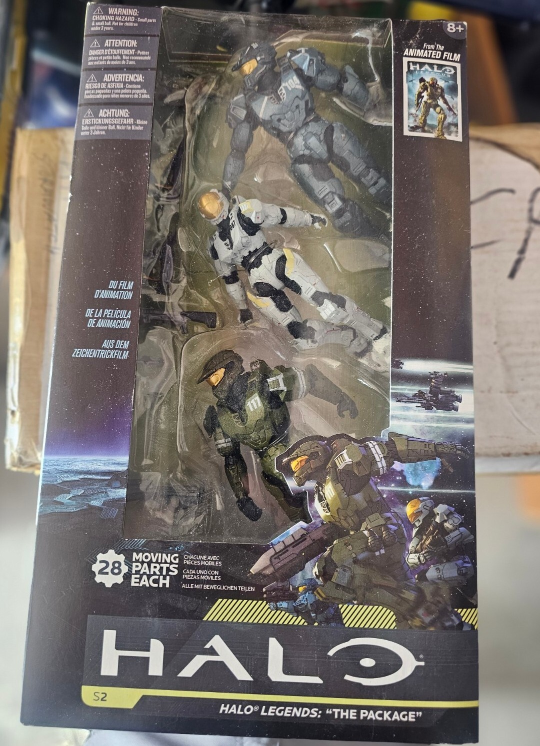McFarlane Halo Legends The Package 3 Pack Action Figures Box Set NEW In ...