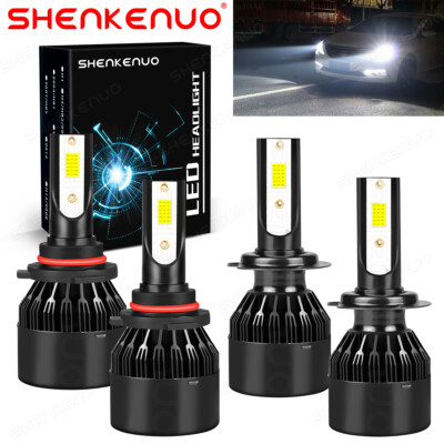 For Hyundai Tucson 2019-2020 Front LED Headlight High Low Beam Bulbs ...