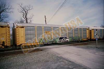 Vtg 2015 Train Slide TTGX 158939 CSX Autorack Rail Car Mifflin PA ...