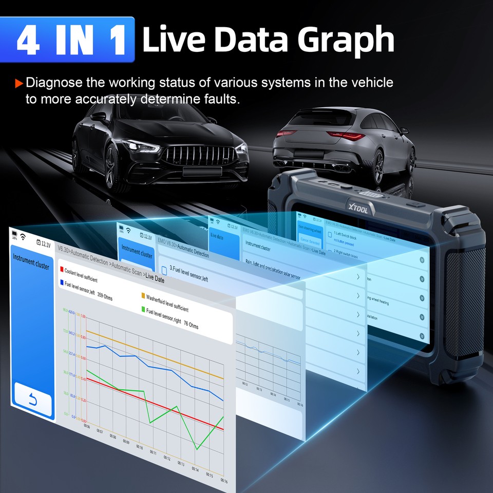 XTOOL IP500 All System Diagnostic Tool OBD2 Scanner for Buick/Chevrolet ...