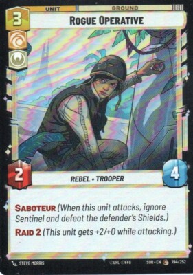 Star Wars Unlimited TCG - Rogue Operative #194 Foil | eBay
