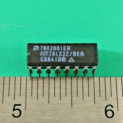 AMD AM26LS32/BEA MILSPEC QUAD DIFF LINE RCVR CDIP16 7802001EA | eBay