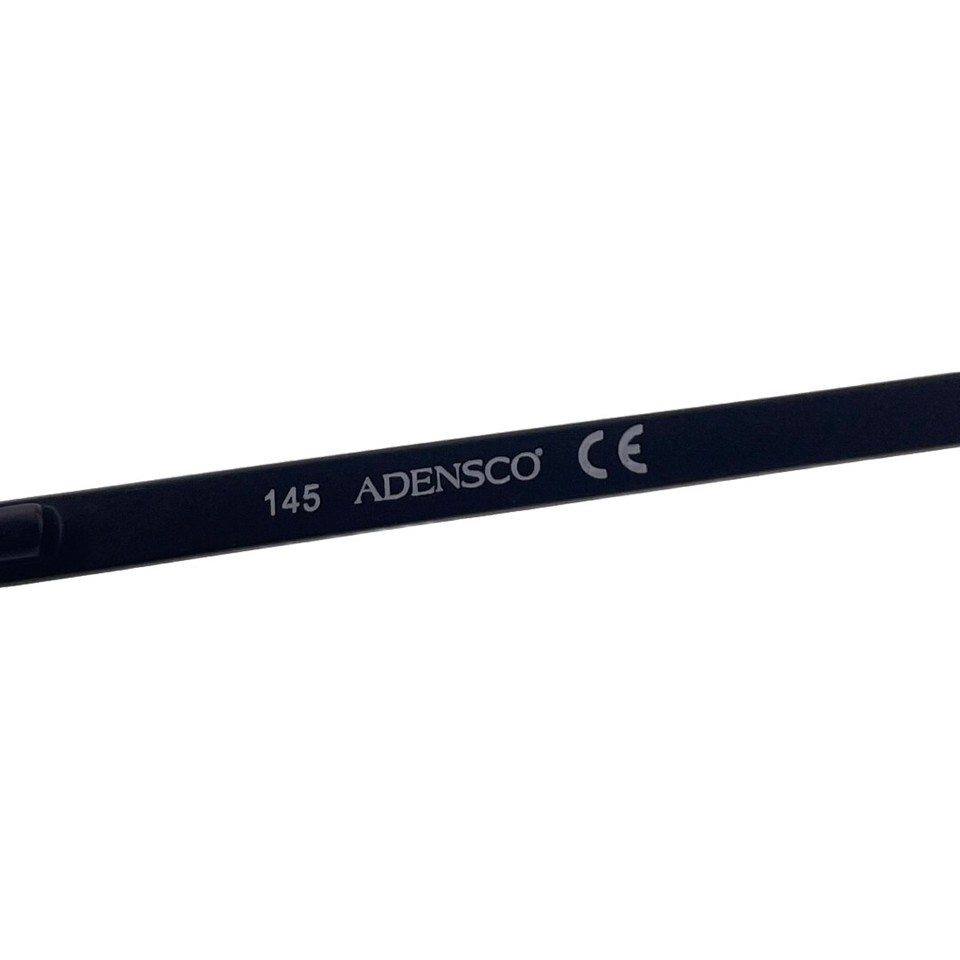 Adensco BRUCE Black Rectangle Men's Eyeglasses Frames 55mm 18mm 145mm ...