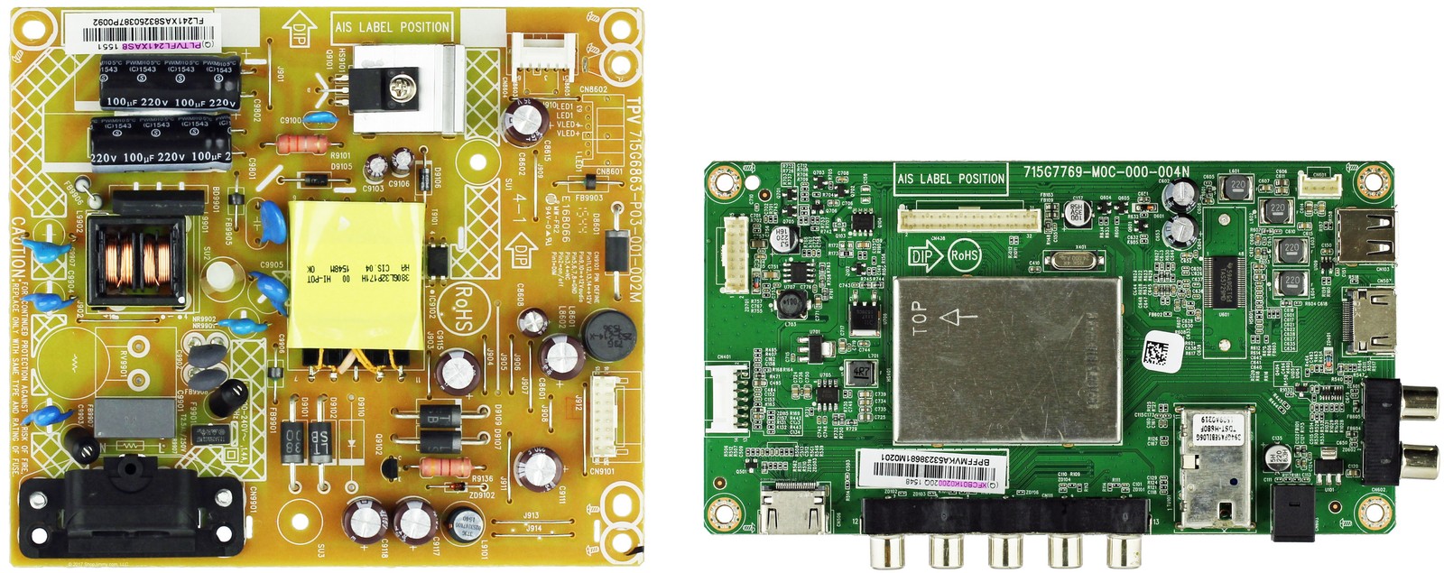 Vizio D32HN-D1 (LTTUUKCS/LTTUUKCR/LTTUUKLS Serial) Complete TV Repair ...