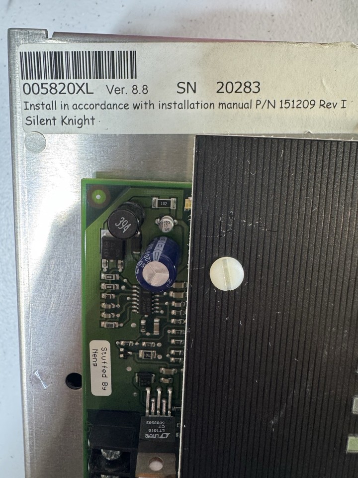 SILENT KNIGHT SK 5820XL. V 8.8 Board Only. Tested. Works. See ...