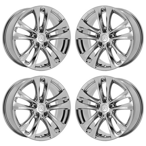 18" INFINITI FX35 PVD BRIGHT CHROME WHEELS-C RIMS FACTORY OEM 73713 ...
