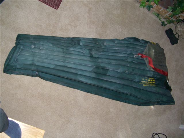 Military LRU-18/U “Vee Bottom” or “Canoe” Life Raft Assembly with CO2 ...