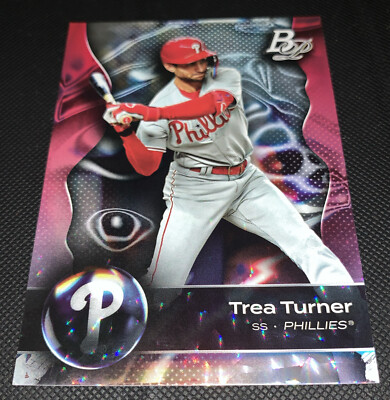 2023 Bowman Platinum ICE FOIL Trea Turner #61 Phillies Baseball | eBay