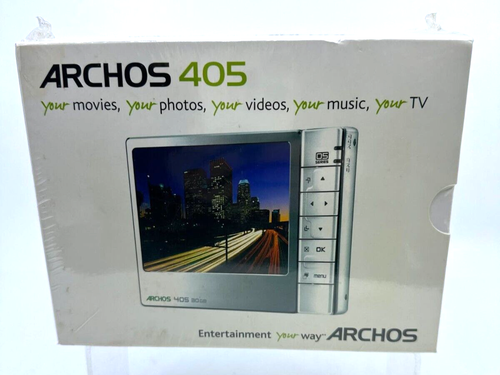 Archos 405 WiFi Silver (30GB) Digital Media Player Silver New / Sealed ...