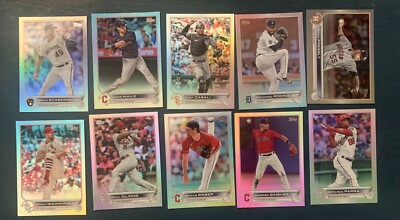 2022 Topps Rainbow Foil Parallel Baseball Card Lot of 10 | eBay