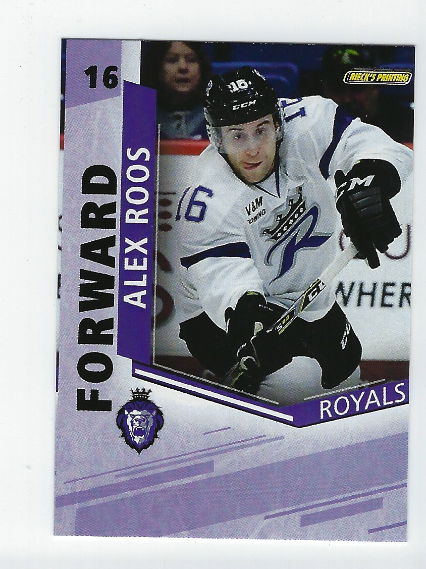 2018-19 Reading Royals (ECHL) Alex Roos | eBay