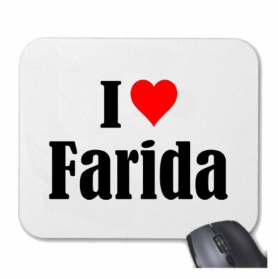 MOUSEPAD Mauspad I Love Farida Ich Liebe Farida | eBay.de