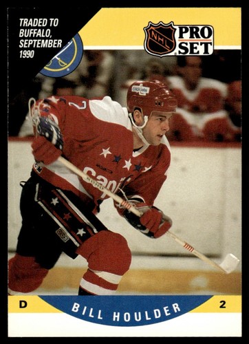 1990-91 Pro Set #417 Bill Houlder Rookie Buffalo Sabres | eBay