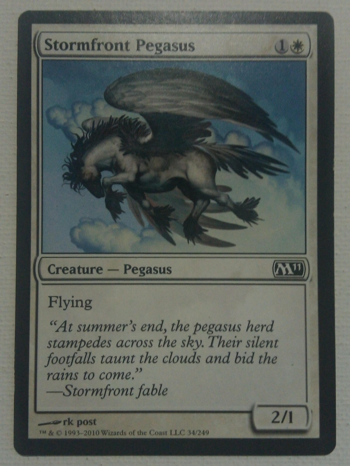 MTG Stormfront Pegasus Magic 2010 35/249 Regular Common for sale online ...