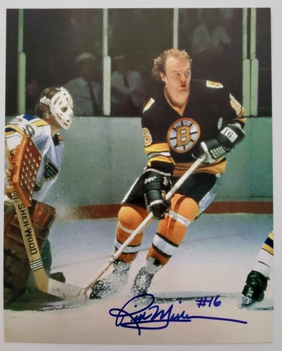 Rick Middleton Signed 8x10 Photo Boston Bruins Hockey NHL LEGEND RAD | eBay