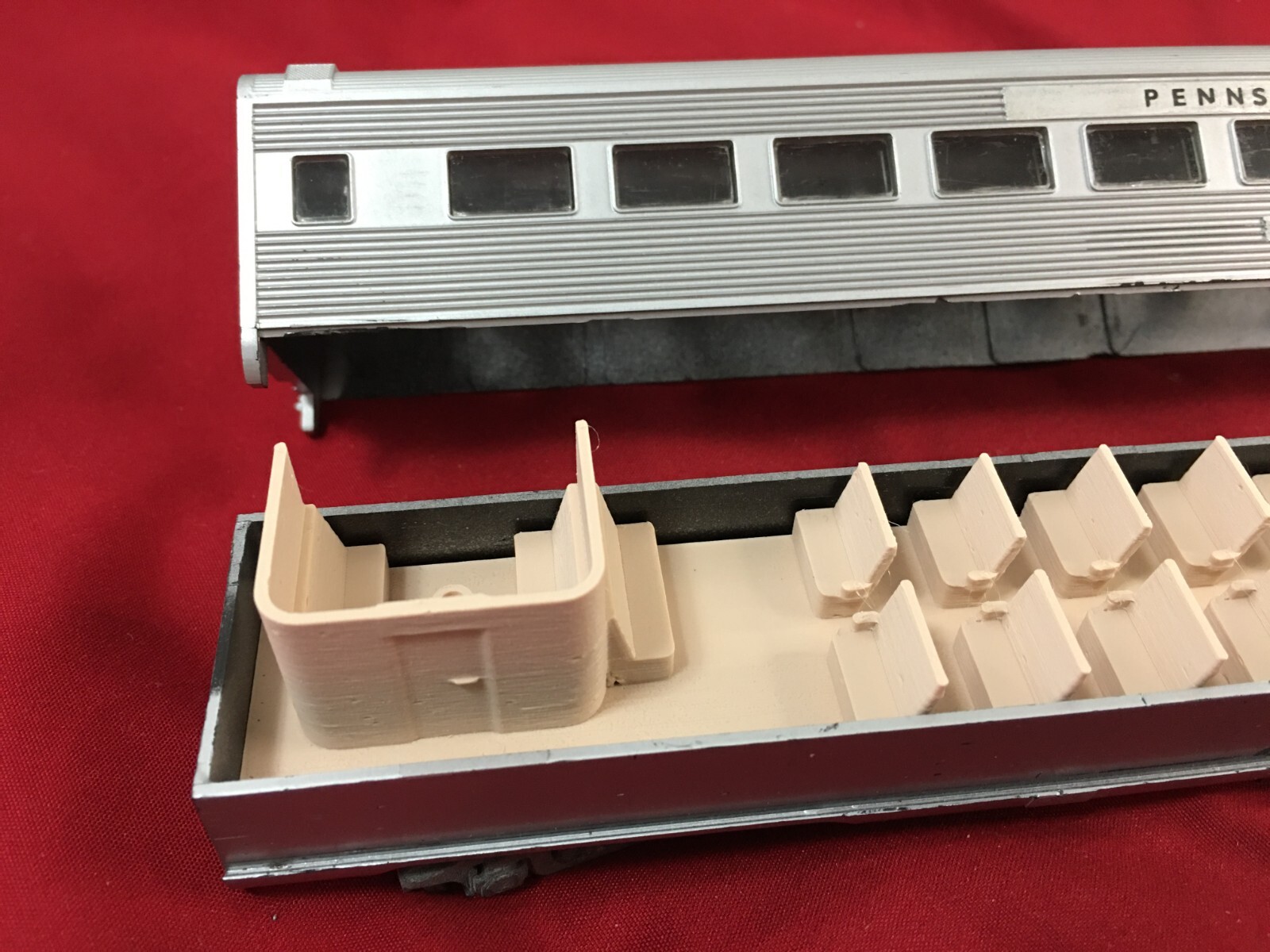 Passenger Car Interior KIT for Athearn 72ft Stream-Lined Coach [ HO ...