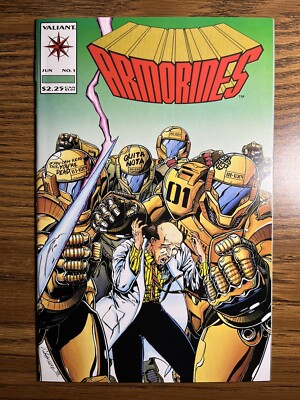 ARMORINES 1 NM GUNNY LEWIS JIM CALAFIORE COVER VALIANT COMICS 1994 | eBay